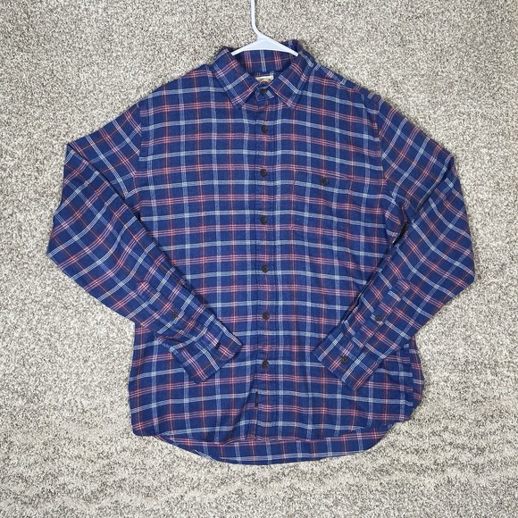 Faherty | Shirts | Faherty Shirt Men Medium Blue The Movement Plaid ...
